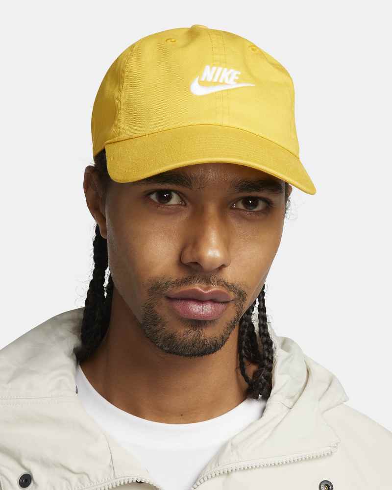 Jual Nike Club Futura Wash Cap Yellow FB5368-718 Topi Original 100% di ...