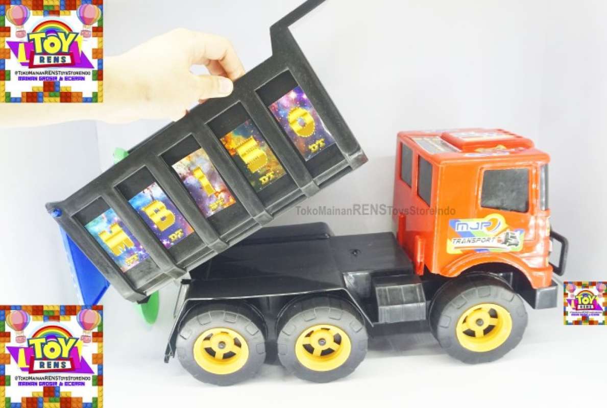 Promo MAINAN/TOYS TRUK PASIR/KONSTRUKSI SUPER MEGA BESAR 6 RODA VARIAN ...