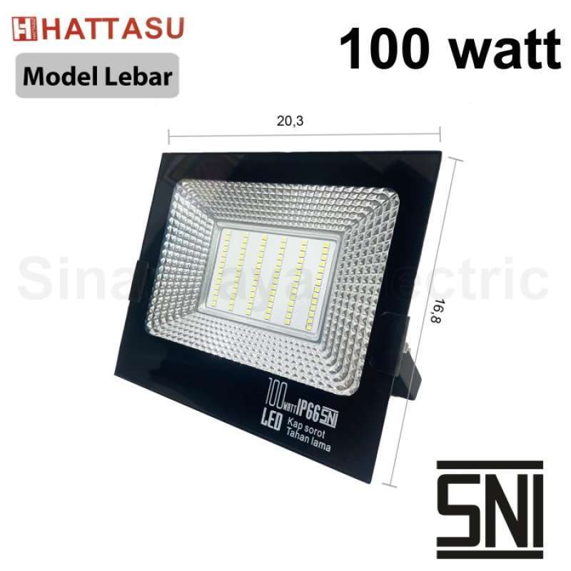 Promo LAMPU LED SOROT / TEMBAK / FLOODLIGHT / OUTDOOR 100W REFLECTOR 100WATT - MODEL NEO,PUTIH ...