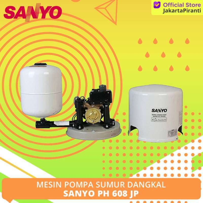 Promo POMPA SUMUR DANGKAL SANYO PH 608 JP (POMPA DORONG SANYO) - Diskon ...