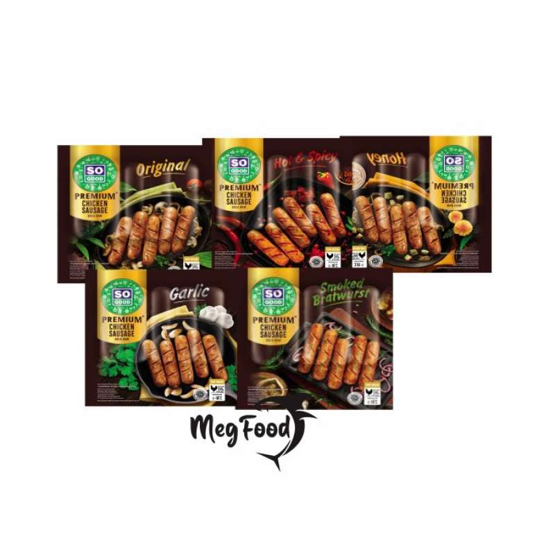 Jual So Good Premium Chicken Sausage | Sosis Ayam Premium 300g di ...