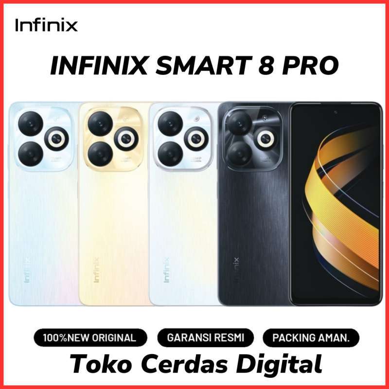 Promo INFINIX Smart 8 Pro 8/128GB Garansi Resmi 12 Bulan - Blue Diskon ...