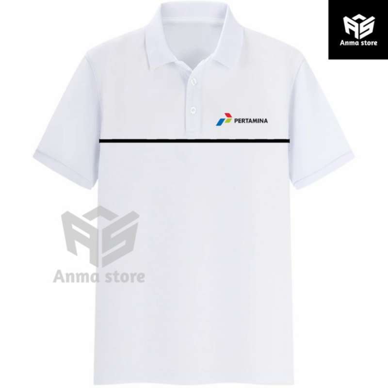 Promo Kaos Kerah Polo Shirt Pertamina Best - Putih, L - Xl Abu-abu ...