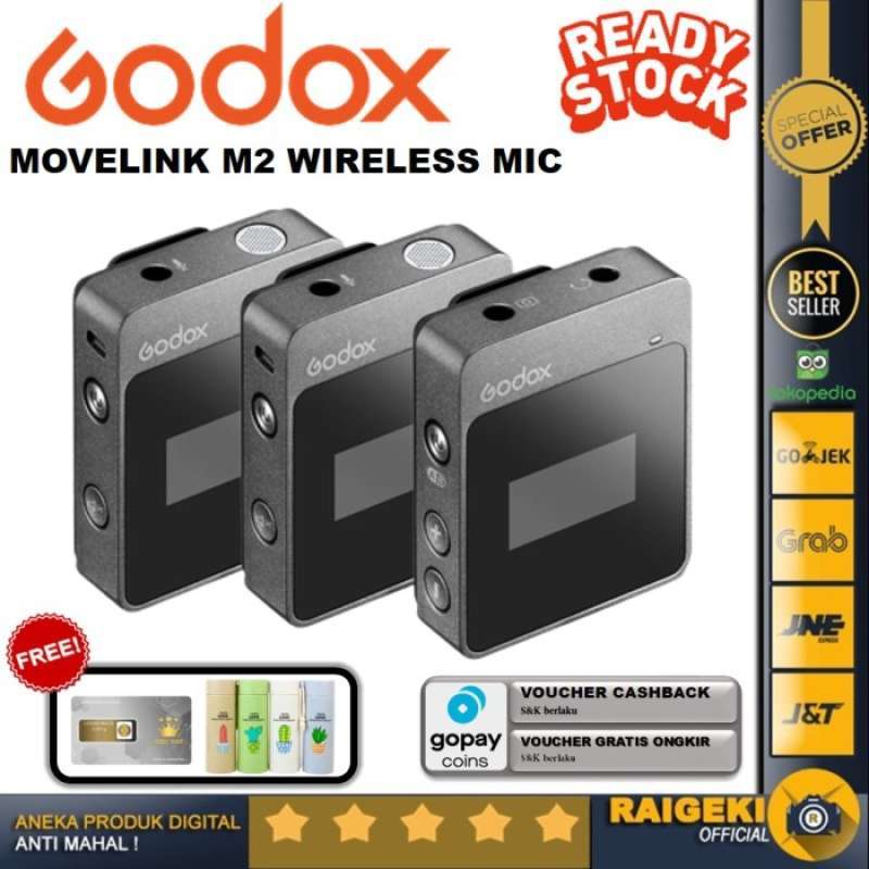 Promo GODOX MOVE M2 WIRELESS MICROPHONE SYSTEM - MIC WIRELESS - Diskon ...
