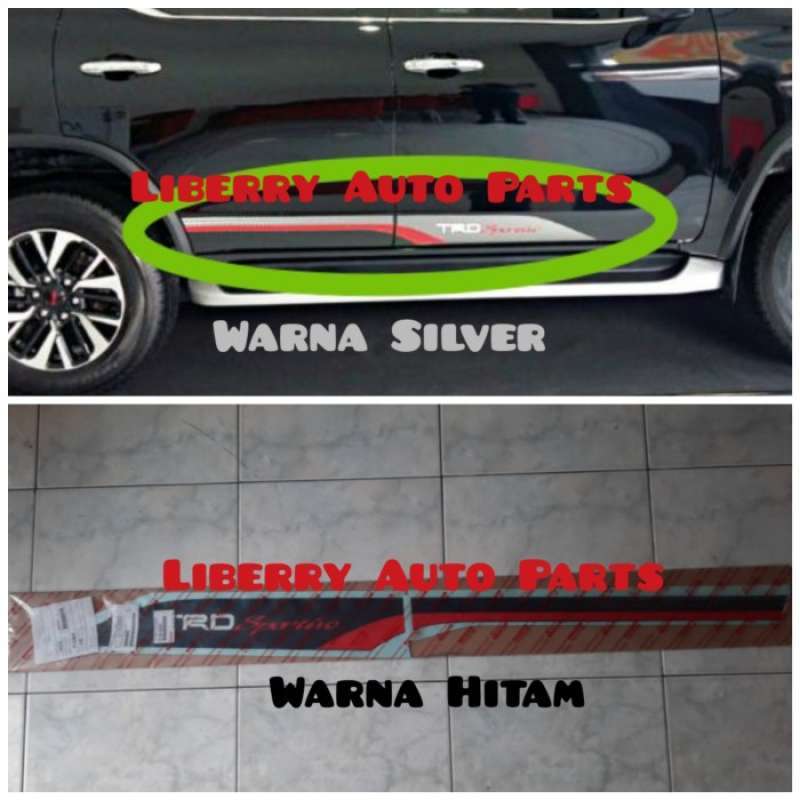 Promo Sticker STIKER Body PINTU Trd Sportivo FORTUNER Vrz TRD Original ...