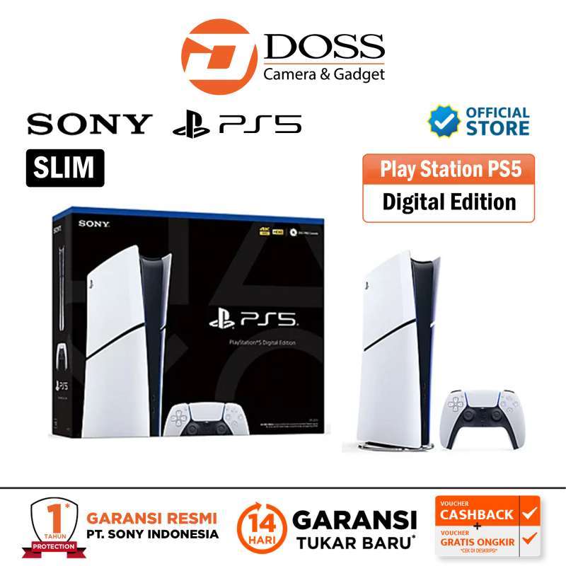 Jual Sony Ps5 Slim Playstation 5 Slim Digital Edition Sony Ps 5, Warna Unit Di Seller Doss Jogja ...
