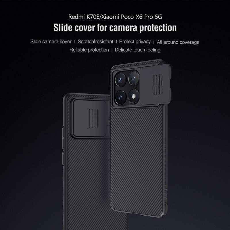 Jual Case Xiaomi Poco X6 Pro 5G / X6 5G Nillkin CamShield Camera Cover Slide Casing - Xiaomi ...