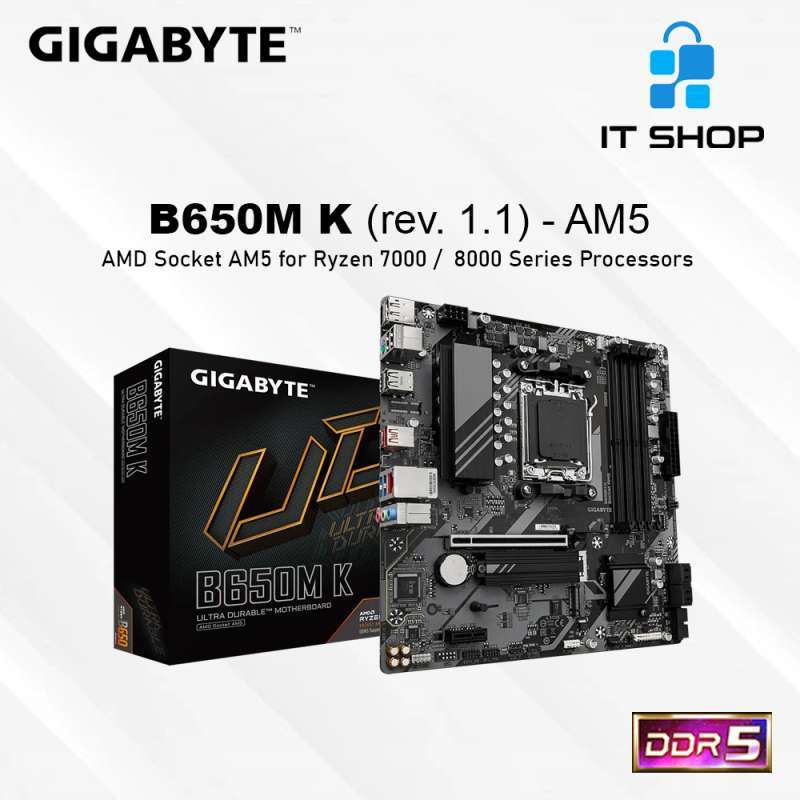 Jual Motherboard Gigabyte B650m K Ddr5 - Am5 Di Seller It Shop Official ...