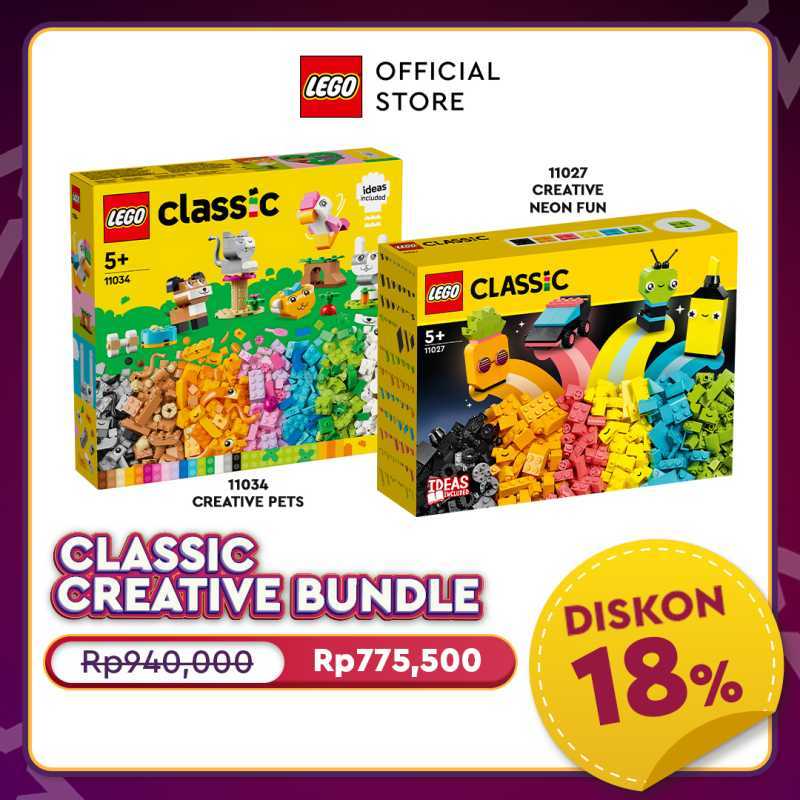 Jual LEGO Classic Bundle - LEGO Classic 11034 Creative Pets + LEGO ...