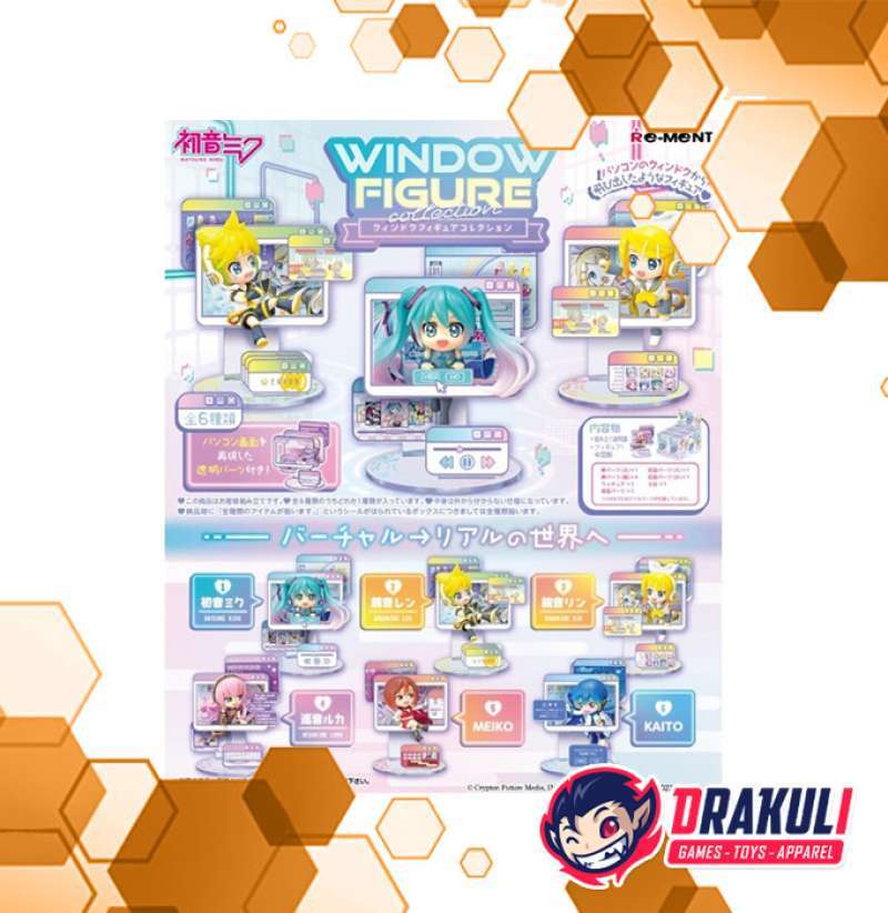Jual Toys Re-Ment Hatsune Miku Window (Set Of 6) di Seller Drakuli ...