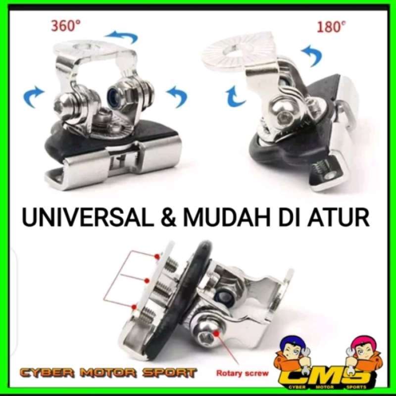 Jual Breket Antena Mobil Dudukan Tiang Bendera Bracket Jepit Kap Mesin ...