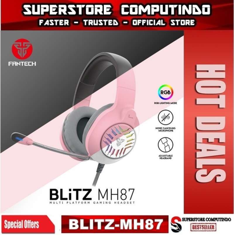 Promo Fantech BLITZ MH87 / MH-87 MULTI PLATFORM Gaming Headset Free ...