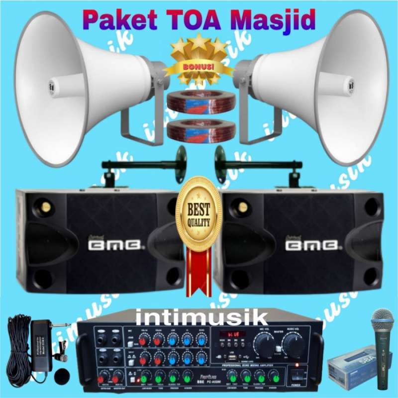 Promo Terbaik Paket Sound System Toa Masjid Atau Mushola ( 2 Toa + 2 Bmb ) Terbaru Diskon 2% di ...