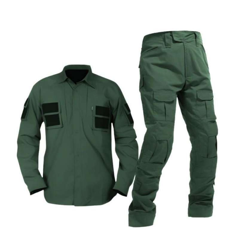 Promo ZHON ARMY - Malvyn Suit Taktis - Setelan Seragam Tactical Hijau ...