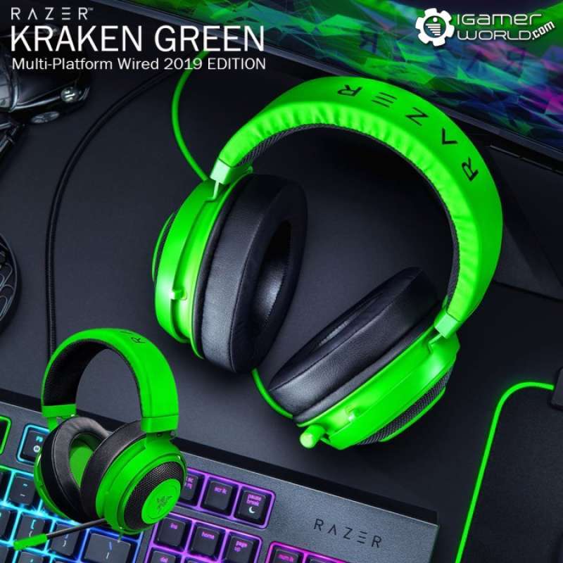 Promo Razer Kraken 2019 Multi-Platform Green Gaming Headset Diskon 9% ...
