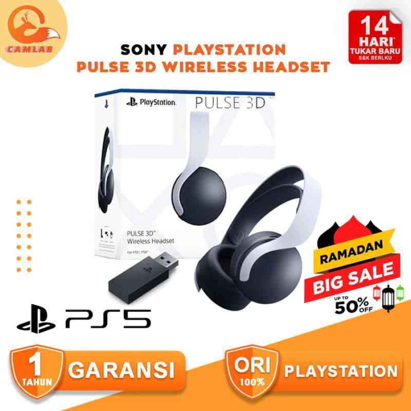 Promo Sony Playstation 5 PS5 Pulse 3D Wireless Headset / Headphone ...