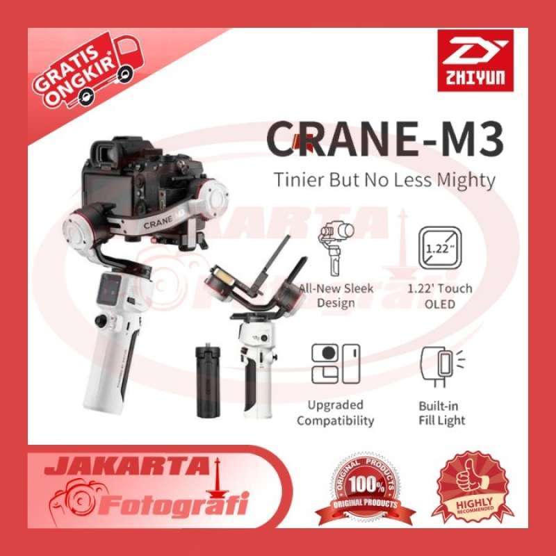Promo ZHIYUN-TECH CRANE-M3 3-AXIS HANDHELD GIMBAL STABILIZER (STANDARD ...