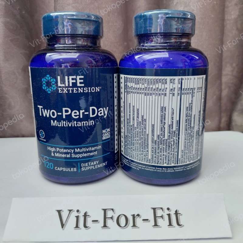 Promo Life Extension Two Per Day Multivitamin Mineral - 120 caps Diskon ...