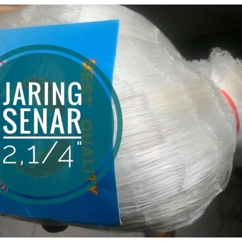 Promo SALE JARING IKAN PUTIH BENING UKURAN 2.1/4 INCHI Diskon 50% di ...