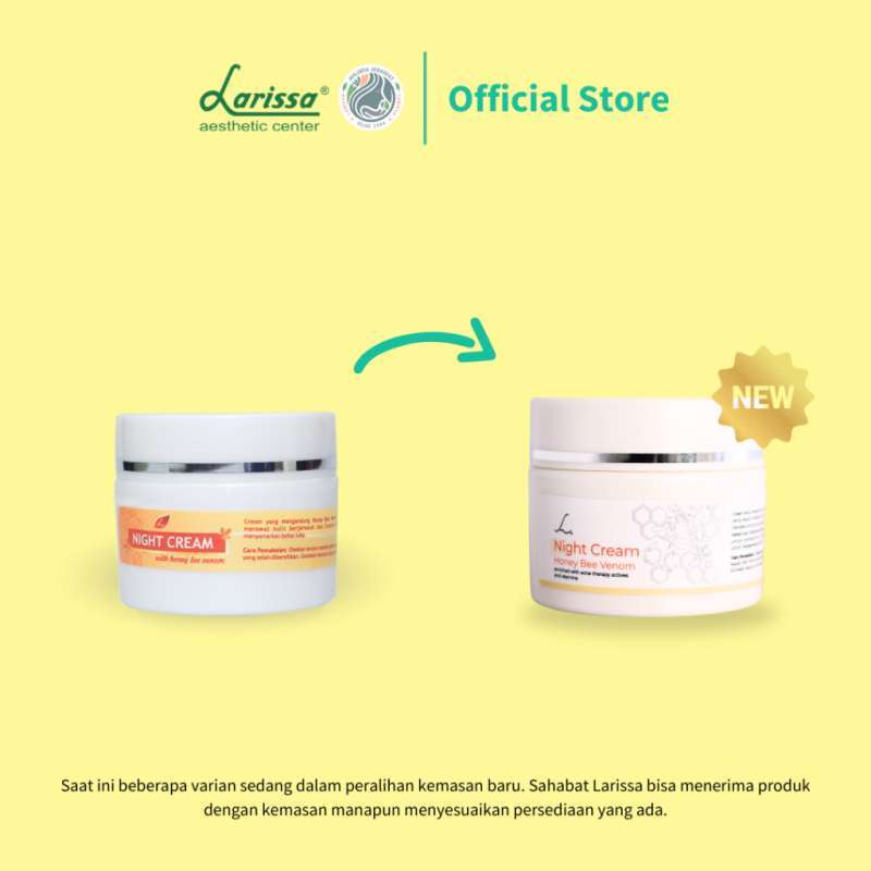Jual Larissa Day - Night Cream Honey Bee Venom Acne Larissa di Seller ...