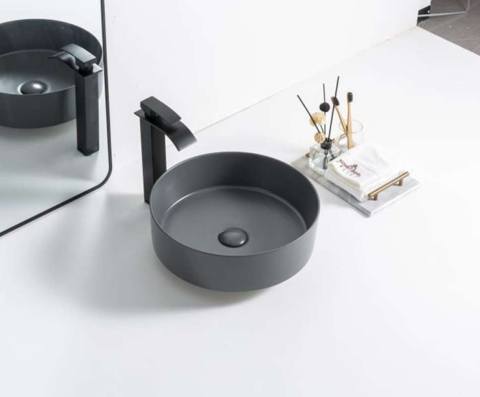 Jual Wastafel Abu Abu Basin Grey Round K539g Di Seller Delux Flagship ...