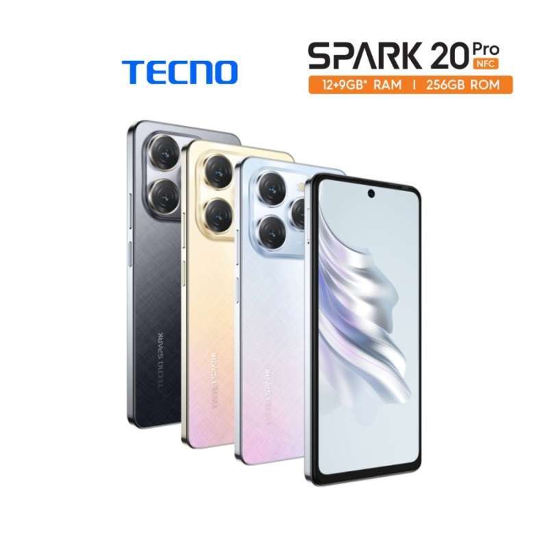 Promo Tecno Spark 20 Pro Nfc 12/256gb Garansi Resmi Diskon 8% Di Seller Skc Official Store - Skc ...
