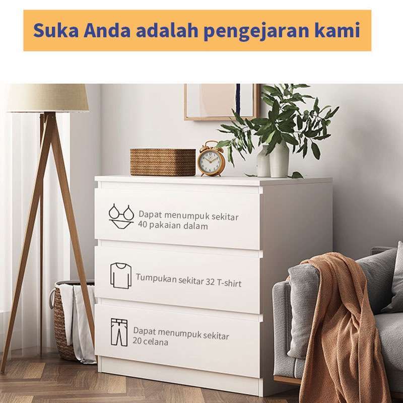 Promo Lemari Laci Kayu-rak Penyimpanan Diskon 56% Di Seller Rmj ...