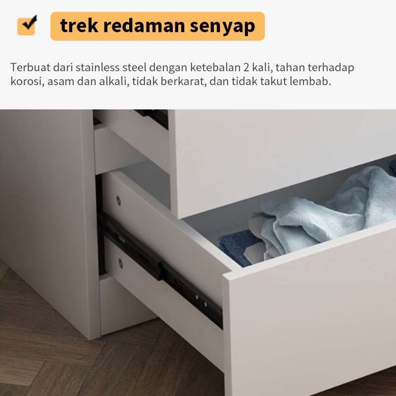 Promo Lemari Laci Kayu-rak Penyimpanan Diskon 56% Di Seller Rmj ...