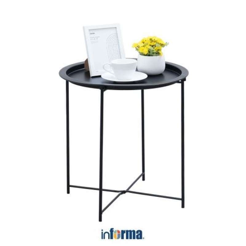 Promo Informa Neo Helios Meja Sisi - Hitam Diskon 9% Di Seller Qisani ...