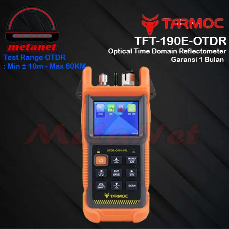 Promo Tarmoc Tft-190e-otdr | Otdr 1550nm ,opm,vfl Diskon 9% Di Seller ...