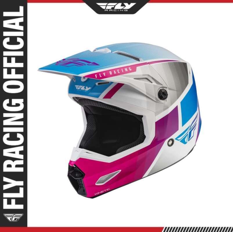 Promo New Helm Cross Fly Kinetic Drift Helmet 2022 Pink/White/Blue ... Promo New Helm Cross Fly Kinetic Drift Helmet 2022 Pink/White/Blue ...