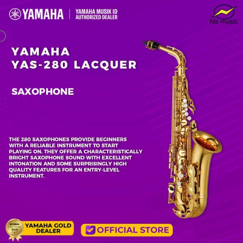 Promo Yamaha Yas-280 / Yas280 Alto Saxophone Student Garansi Resmi Original Diskon 10% Di Seller ...