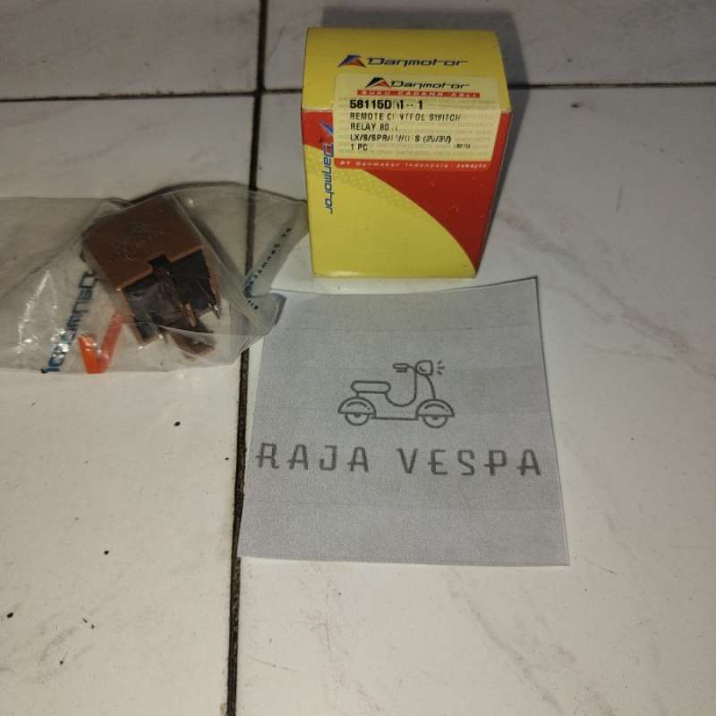 Promo Relay Dinamo Stater Vespa Matic / Remote Control Switch Vespa Danmotor Diskon 9% di Seller ...