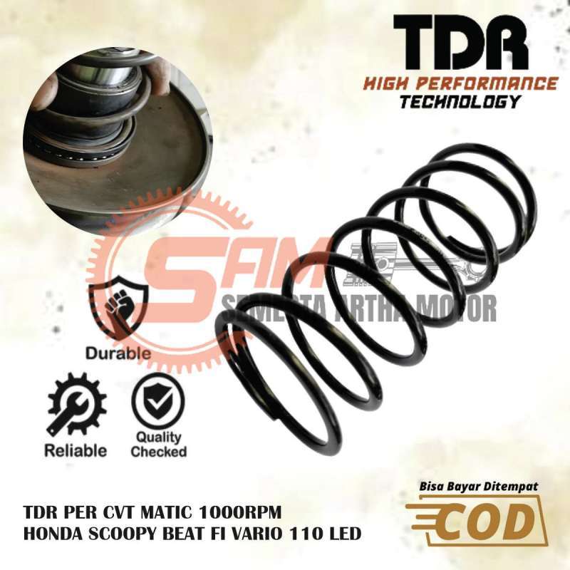 Jual Per CVT TDR Honda Scoopy Beat Fi Vario 110 LED 1000 Rpm Clutch ...