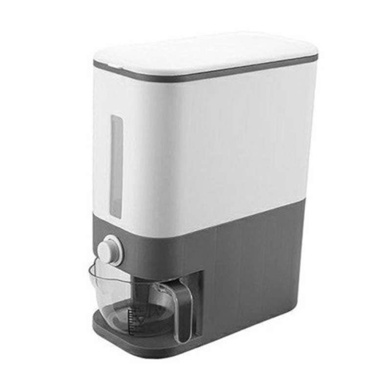 Promo Dispenser Tempat Beras 12KG Rice Box Otomatis Free Bubble Warp ...