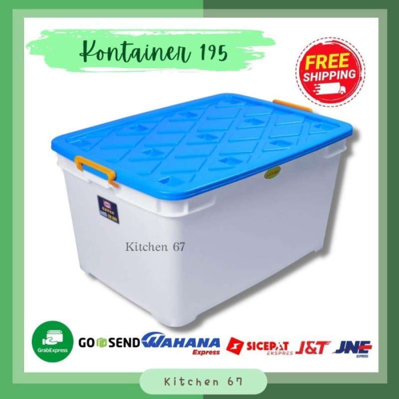 Promo Container Box Kotak Tempat Penyimpanan Shinpo Besar CB 195 L ...