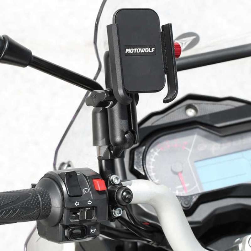 Promo MOTOWOLF V3 HOLDER HP HANDPHONE MOTOR DUDUKAN HP TEMPAT HP ...