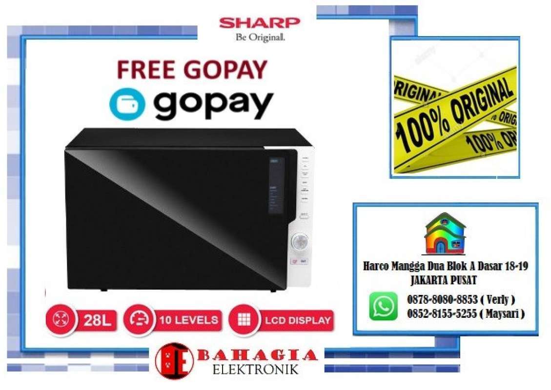 Promo Sharp Microwave Convection R-88Do(K)In Baru Diskon 3% di Seller ...