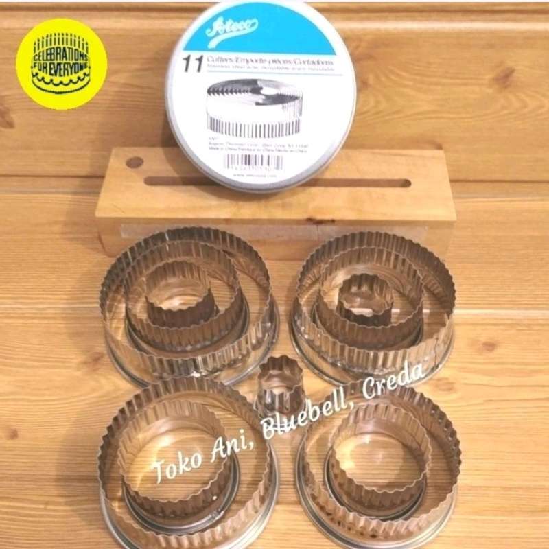 Jual Ateco 11 Pcs Fluted Round Cutter Set ( 5307 ) di Seller Toko Ani ...