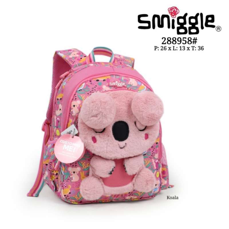 Promo Smiggle Junior Backpack Animalia Koala / Rabbit Bunny - wall ...