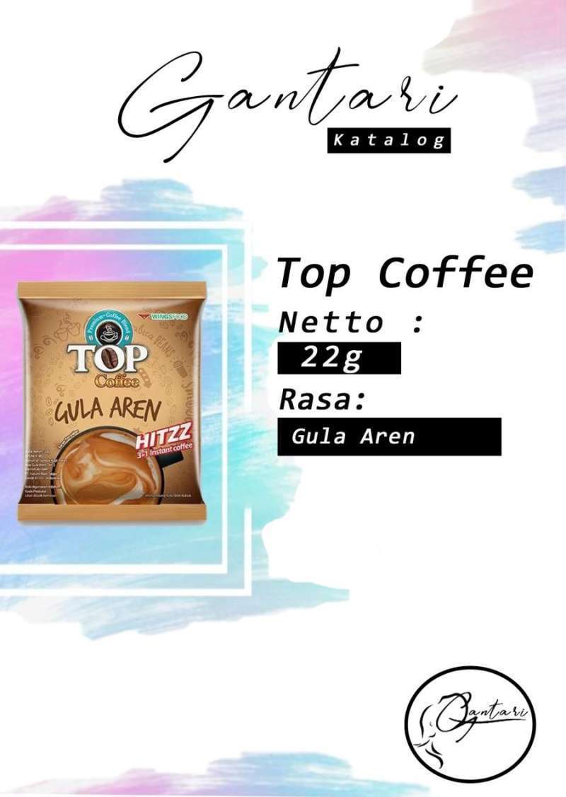 Jual Top Kopi Gula Aren 22g Isi 15 Sachet / Pack Di Seller Gantari ...