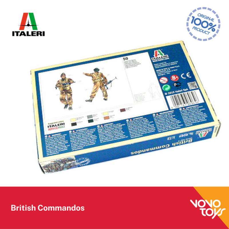 Promo Miniature Figure British Commandos by Italeri 1/72 Diskon 23% di ...