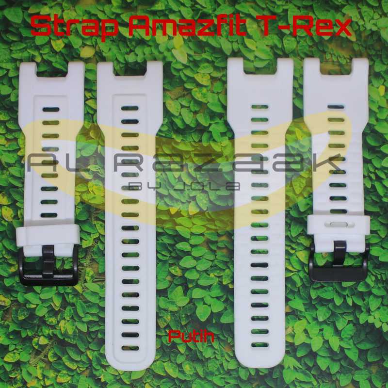 Jual Strap Silikon Jam Tangan Amazfit T Rex dan T-Rex Pro - PUTIH di ...