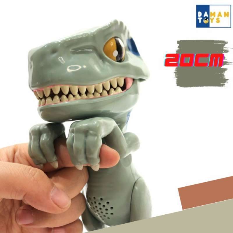 Promo jurassic world camp cretaceous t rex Velociraptor Blue Triger ...