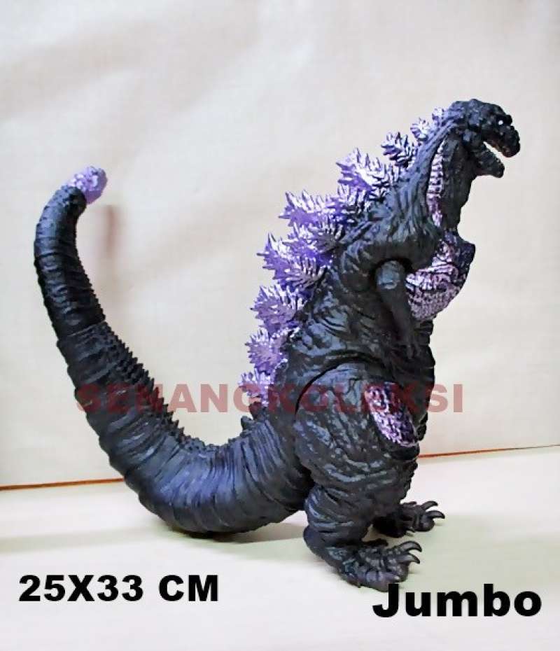 Promo Mainan Monster Action Figure Shin Godzilla Ungu Purple Jumbo 26CM ...