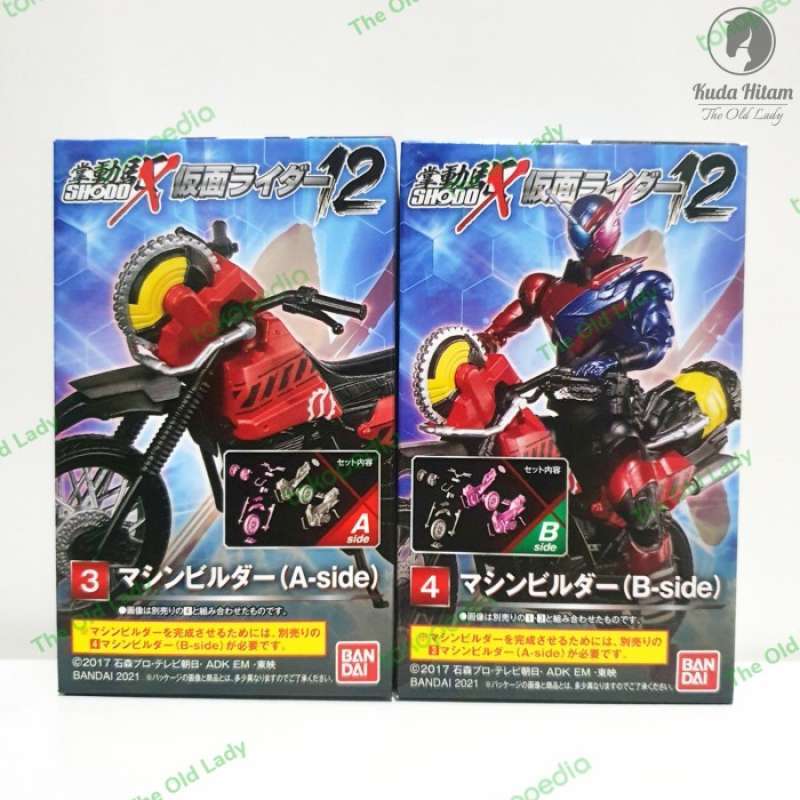 Promo Shodo-X Kamen Rider 12 Machine Builder Diskon 23% di Seller ...