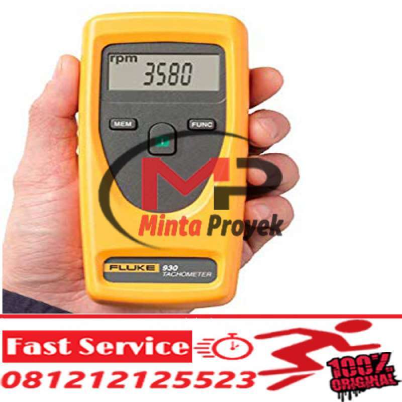Promo Fluke 930 Infrared Tachometer Non Contact Digital Alat Ukur RPM ...
