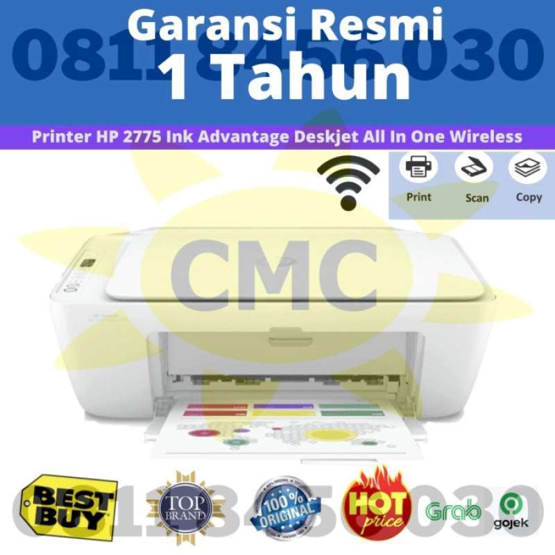 Promo HP Deskjet Ink Advantage 2775 All In One Printer Wireless Resmi ...