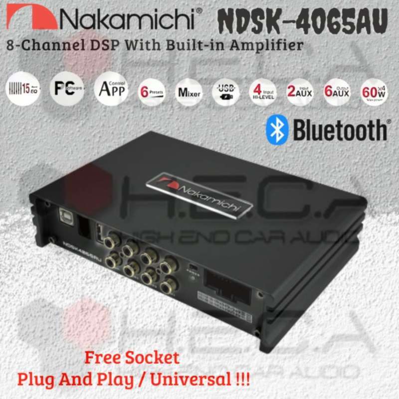 Jual Nakamichi NDSK-4065AU Processor DSP EQ Power Amplifier 8Ch NDSK4065AU di Seller High End ...