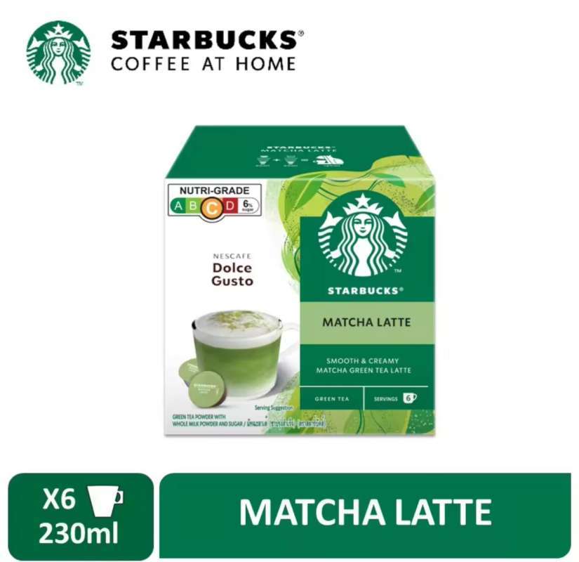 Jual Nescafe Dolce Gusto Starbucks Matcha Latte Green Tea Capsule ...